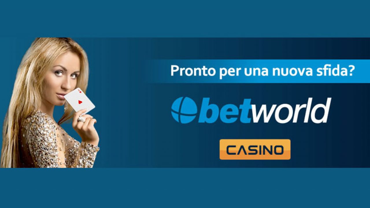 Betworld Scommesse: registrati e prendi il bonus del 100% fino a 100 Euro